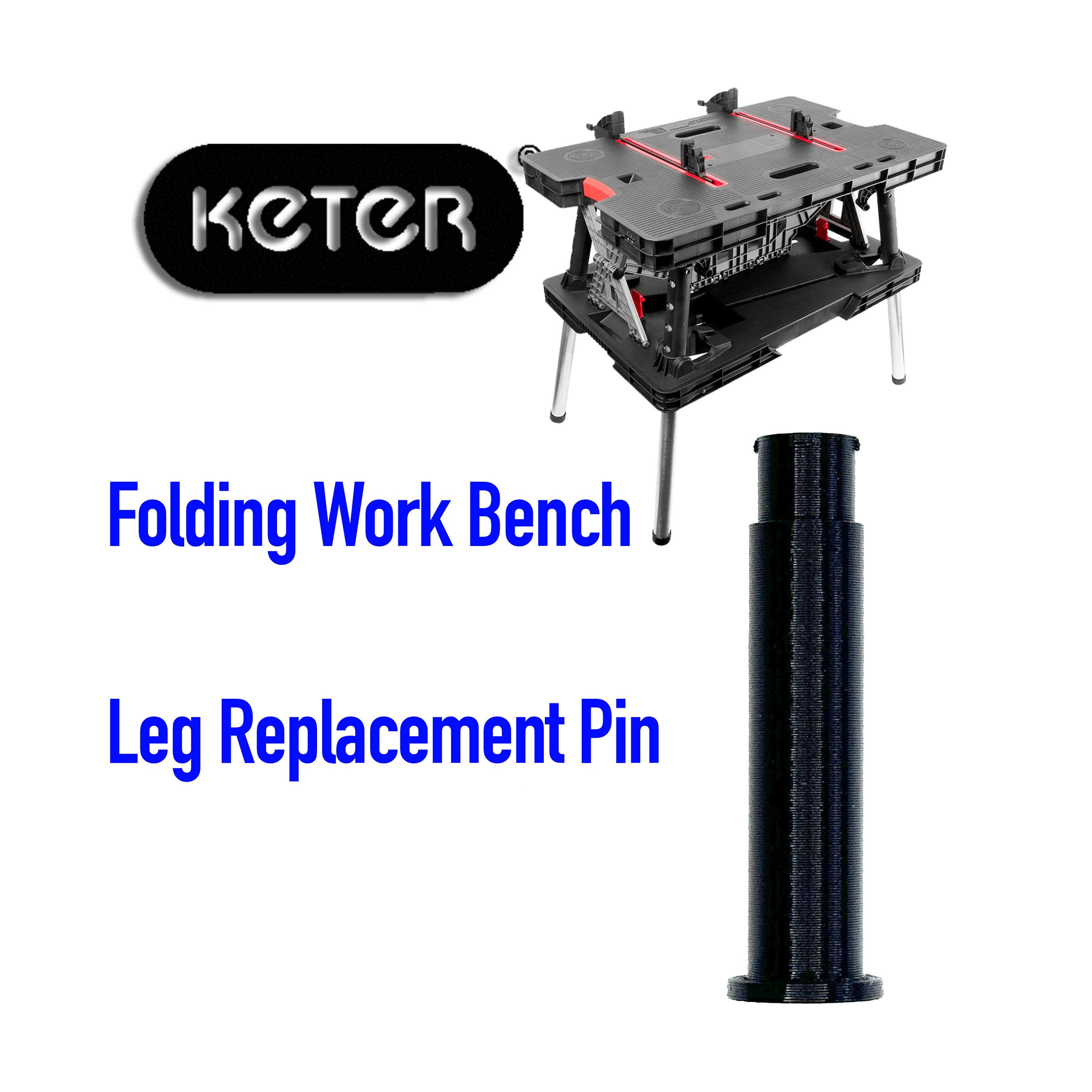 Keter Folding Work Bench Leg Replacement Pin Spare Part Spares Repair Etsy Canada