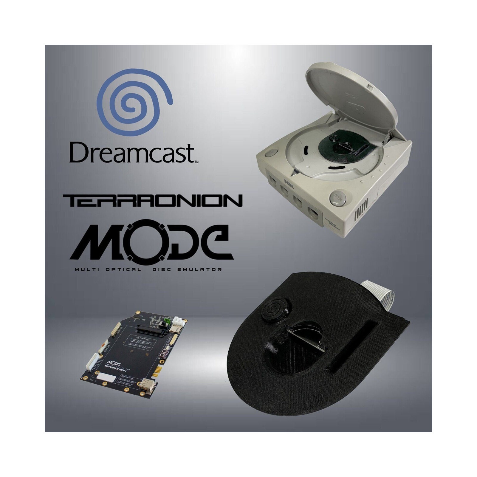 Sega Dream Cast Terraonion MODE ODE 3D Printed Mount SD Card Extension - Etsy UK