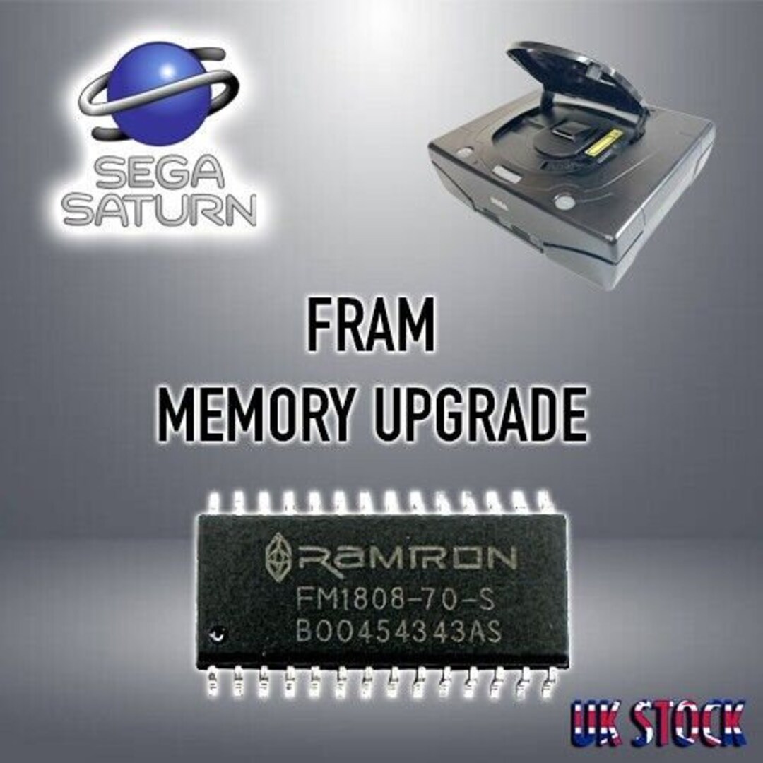 Sega Saturn / N64 / Mega CD FRAM Memory Upgrade Ramtron - Etsy