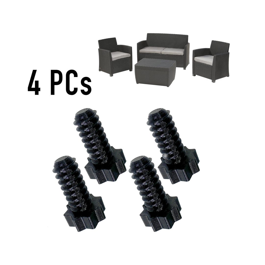 4x Keter Bolt Spare Parts for Keter Allibert Mia Garden Furniture ...