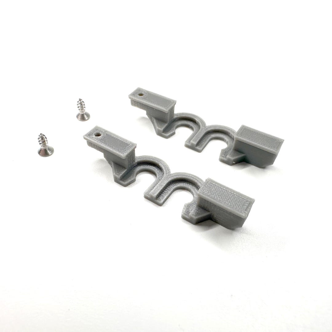 2pcs IKEA Kvartal Curtain Rail Slider Clip With Screws Replacement ...