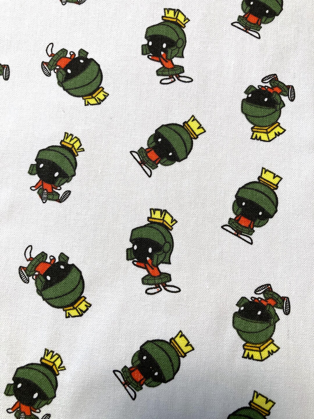 Book Cloth Marvin the Martian Licensed Fabric Print Paper Backed Fabric ...