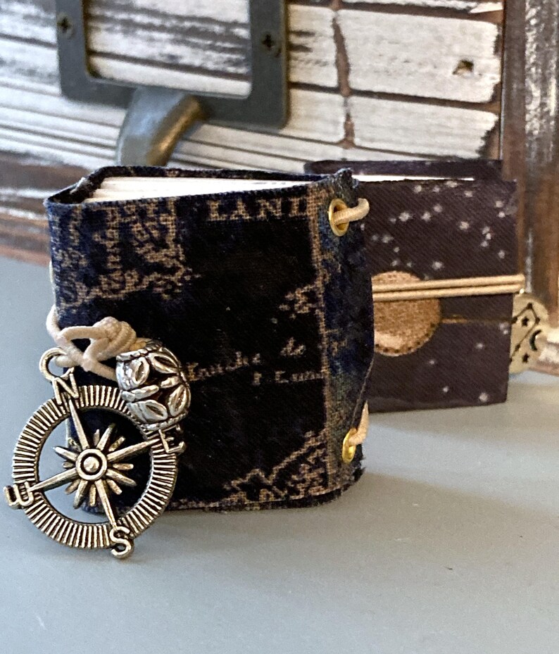 Book Cloth World Map Collage Print Paper Backed Fabric to Make Hand ...