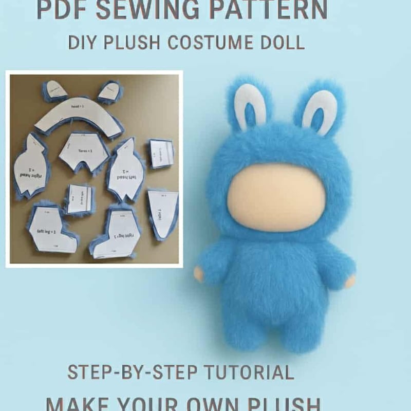Labubu Outfit Sewing Patterns - Etsy