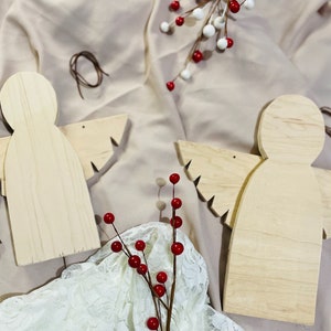 Unfinished Wood Angel Kit - Etsy