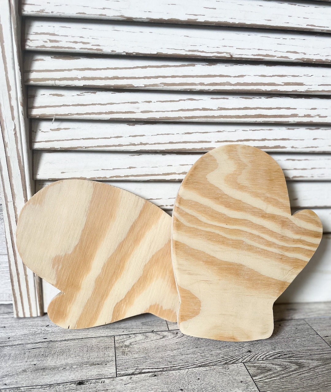 Blank Wooden Jumbo Mittens- Blank Wood- Cutout- Crafts- Mittens ...