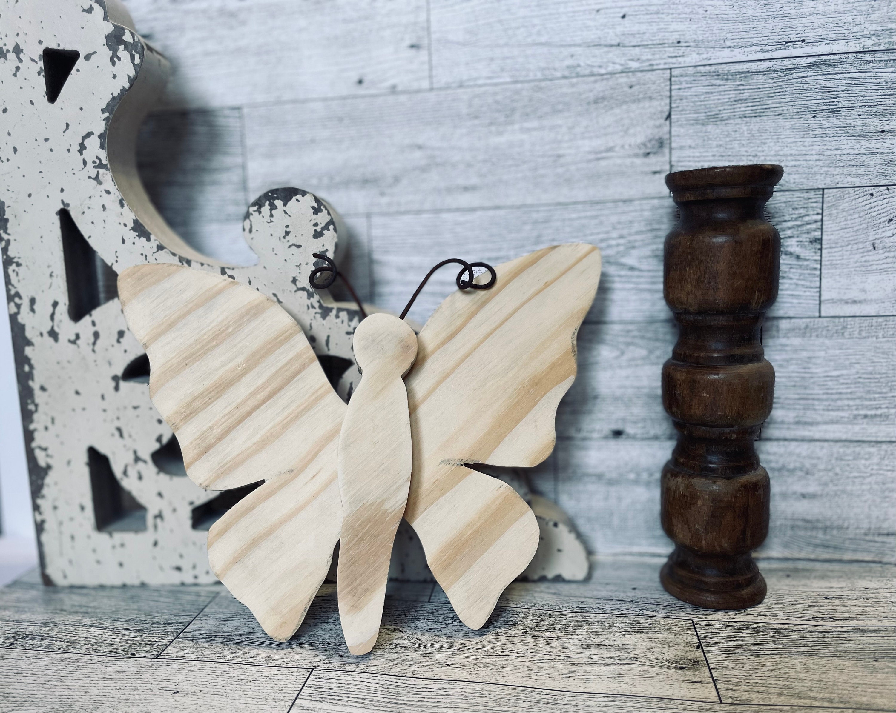 Unfinished Wooden Butterfly Kit - Etsy