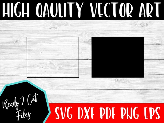 Wyoming Outline SVG Files Wyoming Cut Files Laser File | Etsy