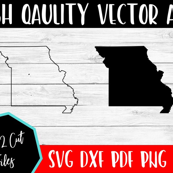 Missouri Outline Svg - Etsy