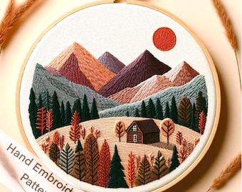 Printable Olive Tree Hand Embroidery Designs Pattern, Easy Download and ...