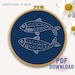 Colorful Fish Hand Embroidery Pattern, Into the Sea, PDF Embroidery ...