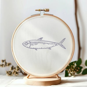 Ocean Fish Hand Embroidery Pattern - Digital Download for DIY Project ...