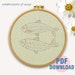 Colorful Fish Hand Embroidery Pattern, Into the Sea, PDF Embroidery ...