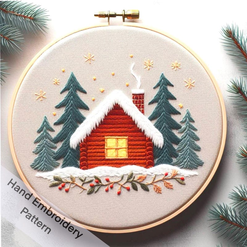 Faux Embroidery House - Etsy
