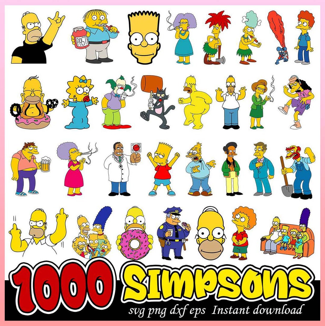 The Simpsons SVG, the Simpsons Svg Files for Cricut, the Simpsons , the ...