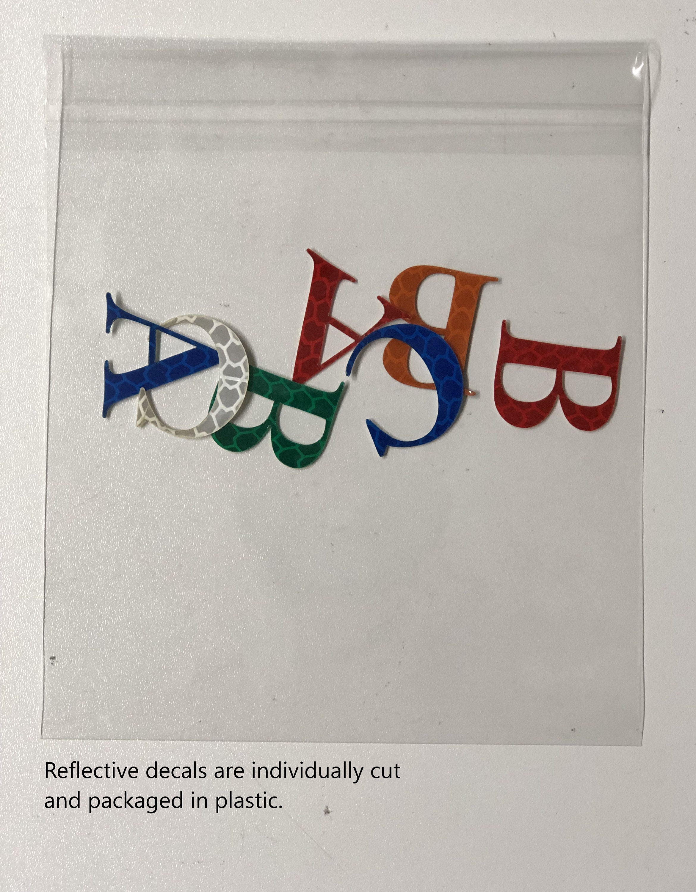 3.0 Inch Prismatic Retro Reflective Decal High Intensity Adhesive ...