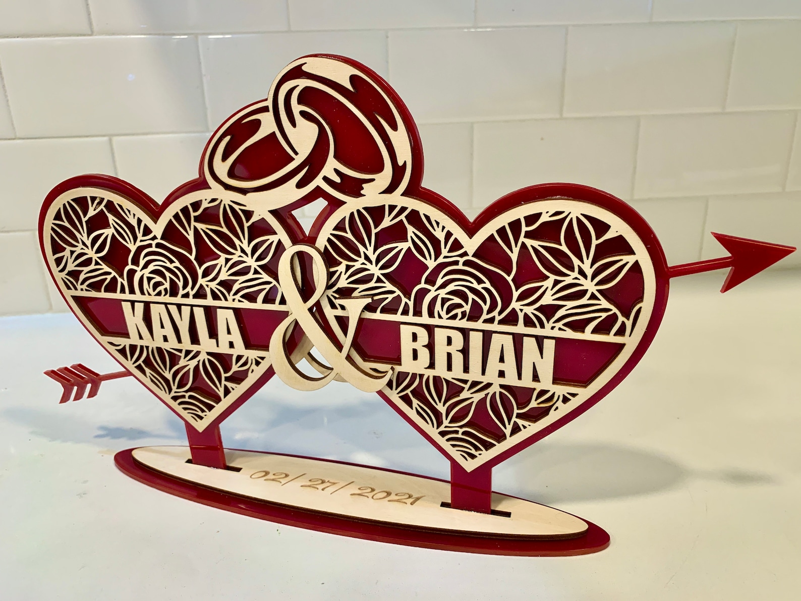 Wedding Hearts Digital Svg Design File Glowforge Laser Etsy