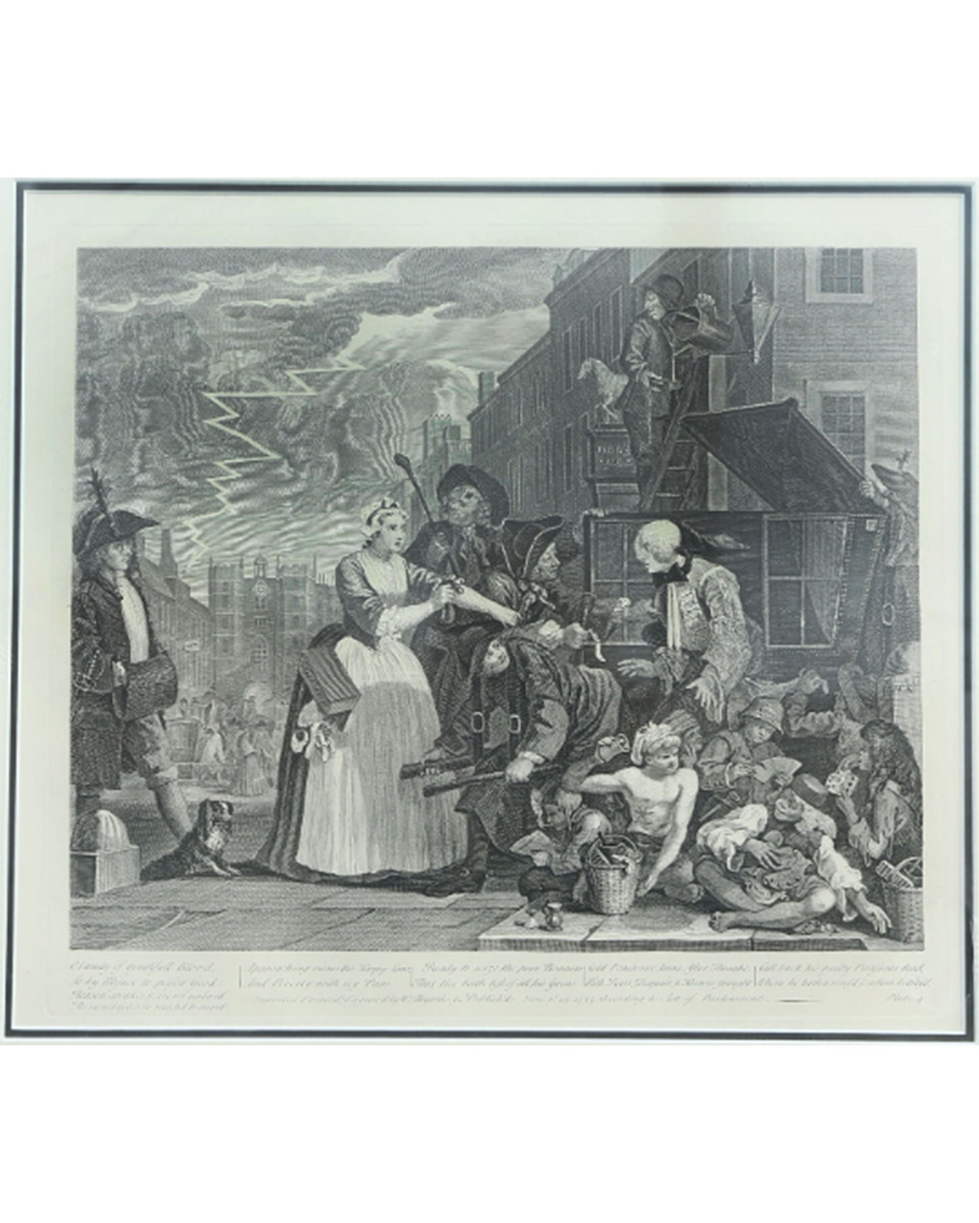 William Hogarth A Rakes Progress, Plate 4, the Arrest - Etsy