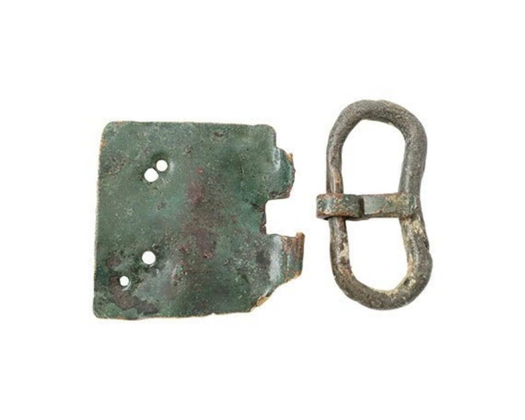 Rare Ancient Roman Belt Buckle From A Legionaries Plate Armor, Lorica ...