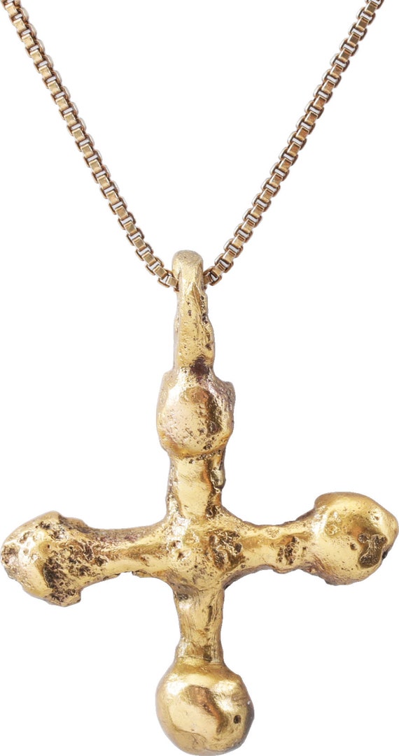 Medieval European Convert’s Cross Necklace, 9th-10th … - Gem