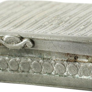 Antique Pewter Snuff Box, Colonial to Napoleonic Wars Period - Etsy
