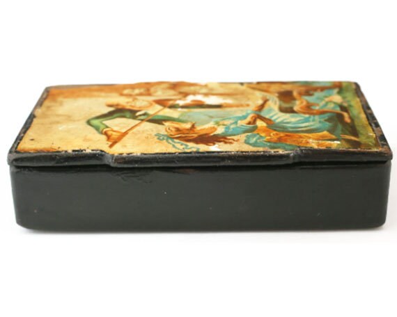Antique European Table Top Snuff Box C.1800, Napoleonic Period - Etsy