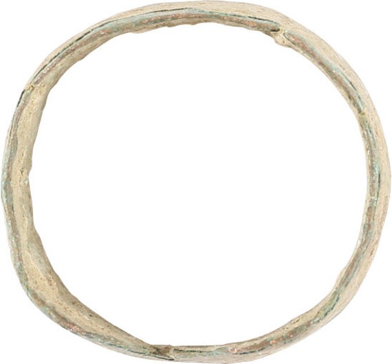 Ancient Celtic Wedding Ring 600-400 BC, Size 5 - Gem