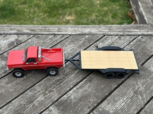 Trailer for the TRX4-M and Other 1/18 Crawlers (tires Included) - Etsy