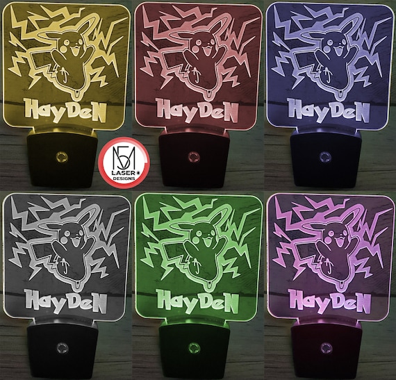 Personalized Plug-in RGB Night Light. Customize With YOUR | Etsy