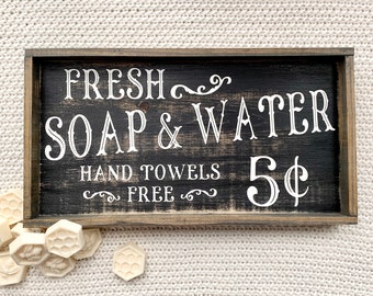 Vintage Soap Sign - Etsy