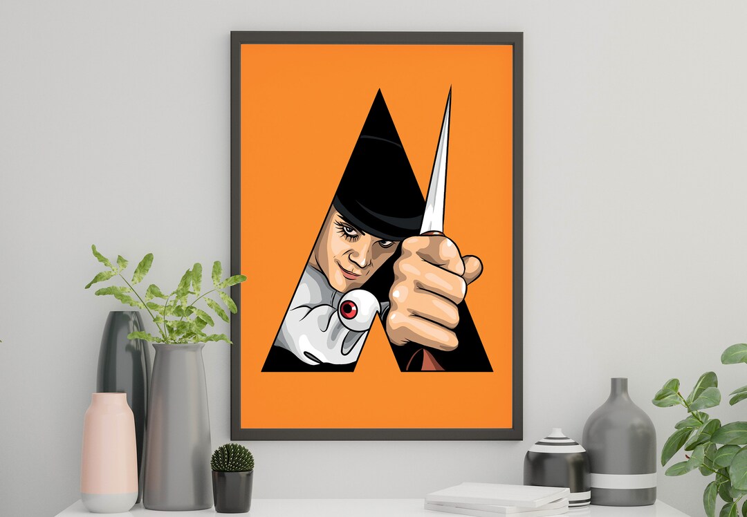 A CLOCKWORK ORANGE Wall Art Photo Illustration Print Digital - Etsy