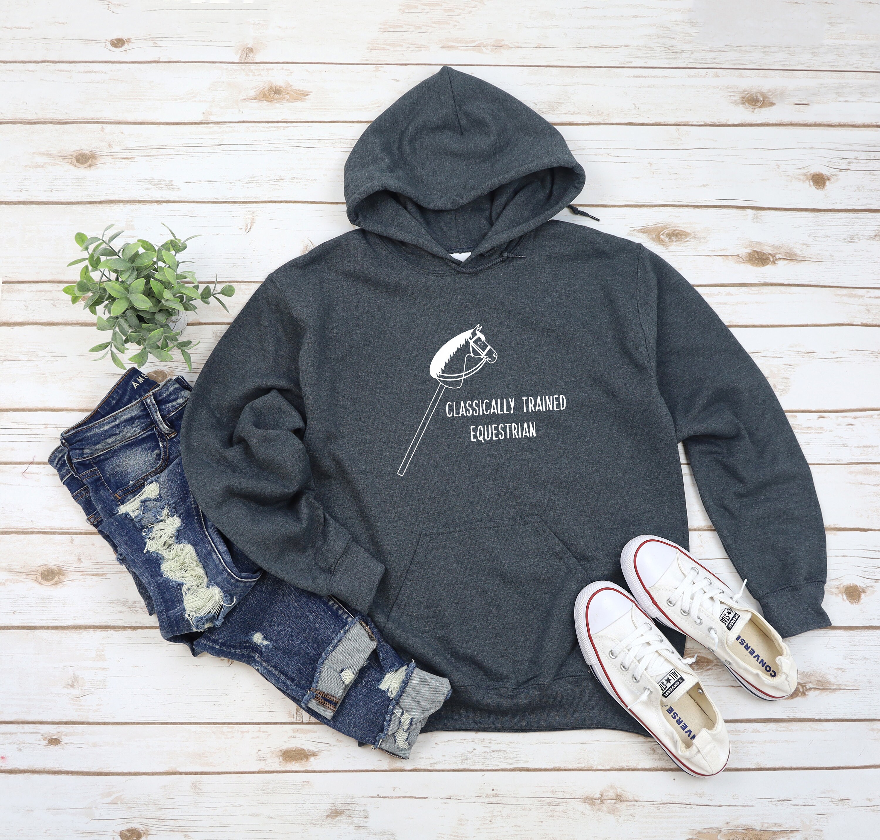 Classically Trained Equestrian Funny Hobby Horse Unisex Heavy Blend ...