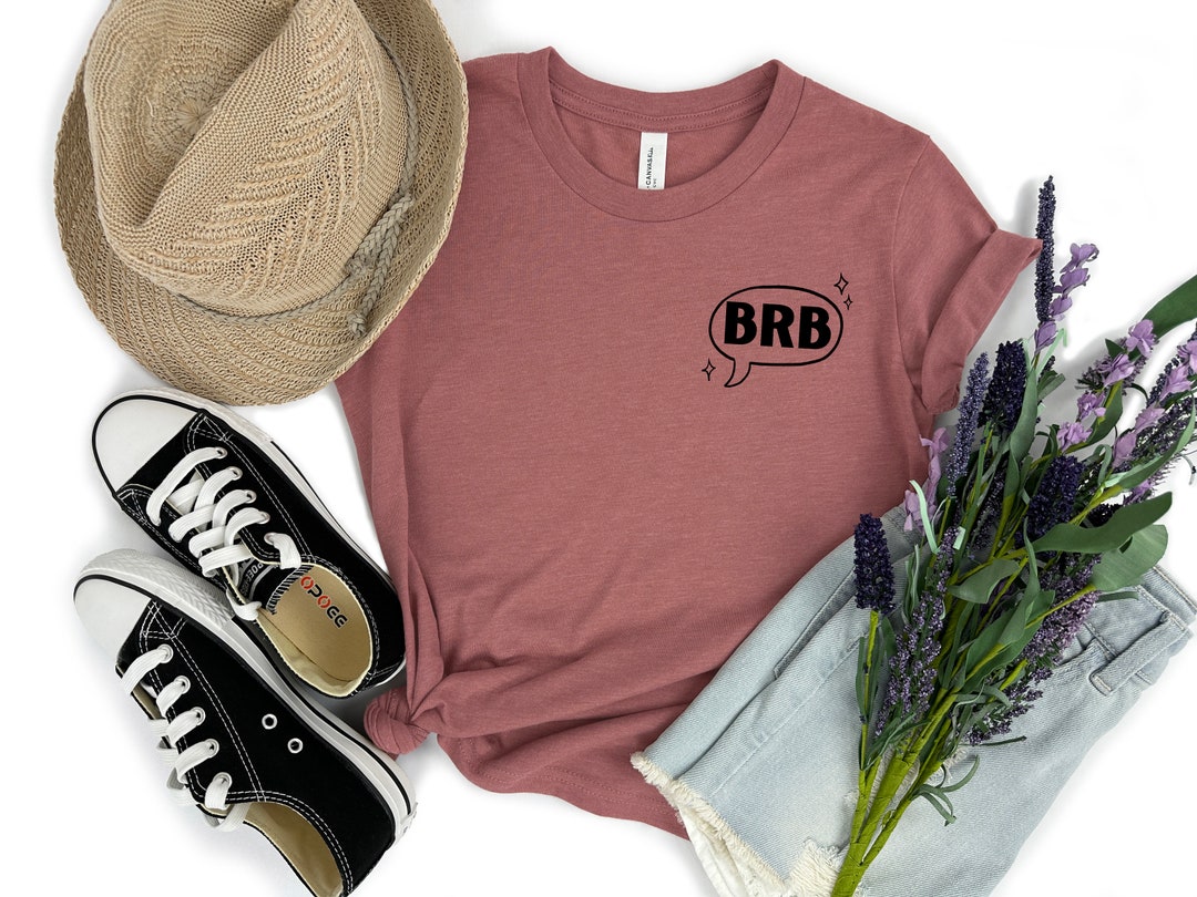 Tween/youth Trendy BRB Word Bubble Short Sleeve Tee - Etsy
