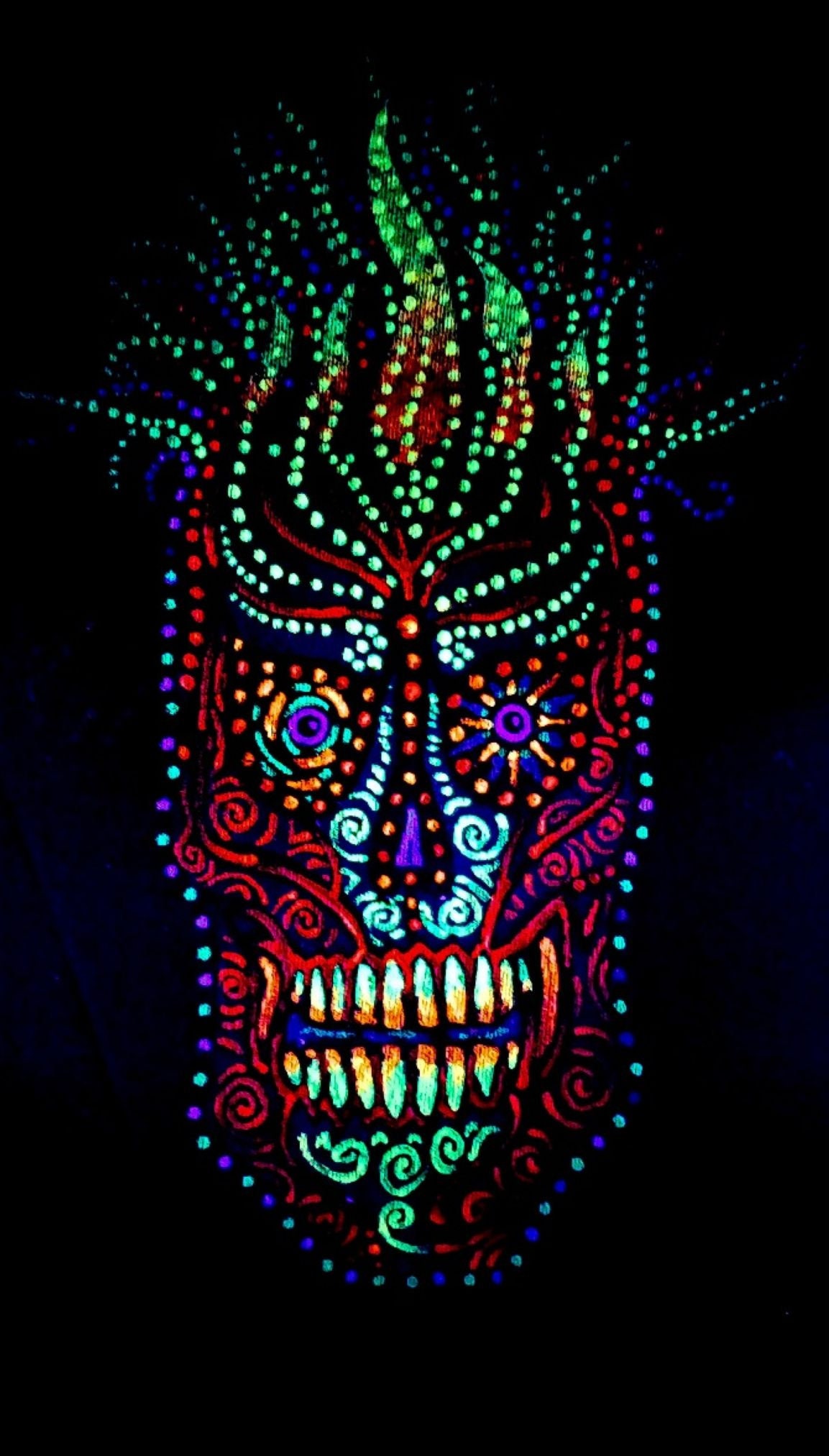 Captain Johnson and the Bad Hair Day (u.v/blacklight Hand Painted Not ...