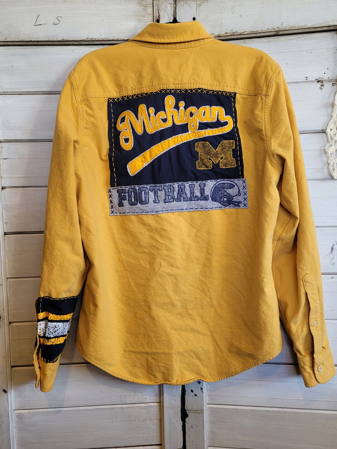 University of Michigan Abercrombie & Fitch Flannel Feel - Etsy