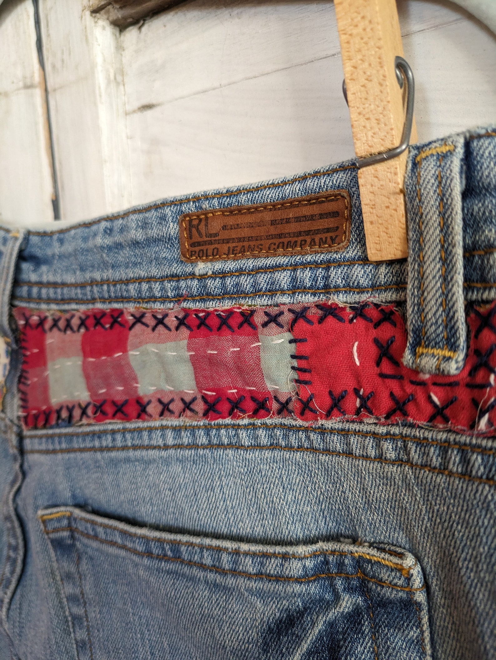 Ralph Lauren Women's Denim Southwest Upcycle Jeans, Size 12 - Etsy