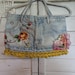 Embroidered Red Velvet and Denim Upcycle Purse - Etsy