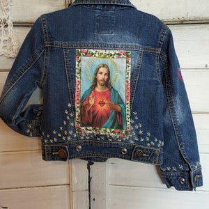Jesus Our Savior Denim Jacket, Kids Size 4 - Etsy