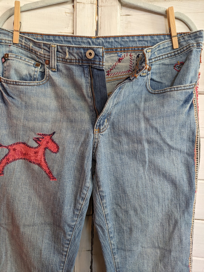 Ralph Lauren Women's Denim Southwest Upcycle Jeans, Size 12 - Etsy