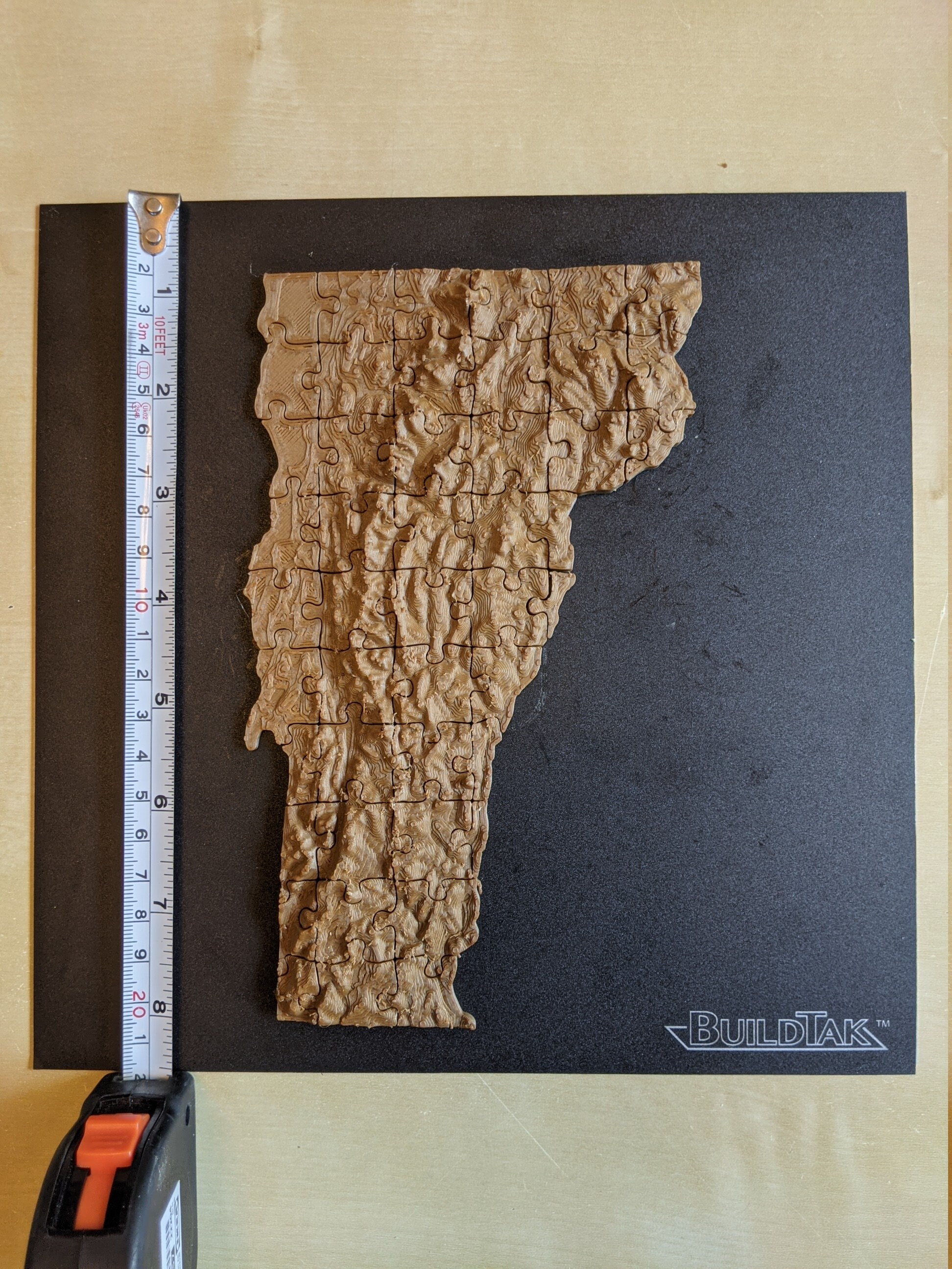 Custom Topographical Map Puzzle - Etsy