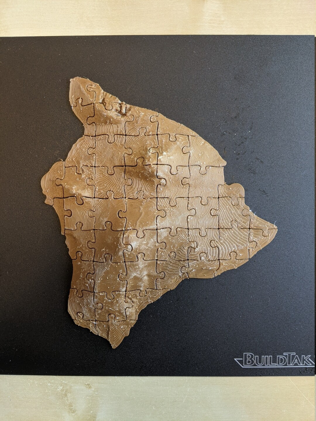 Topographical Puzzle of Hawaii's Big Island - Etsy