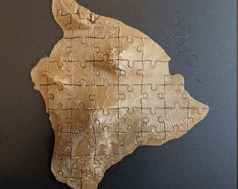 Map of Oahu Puzzle - Etsy