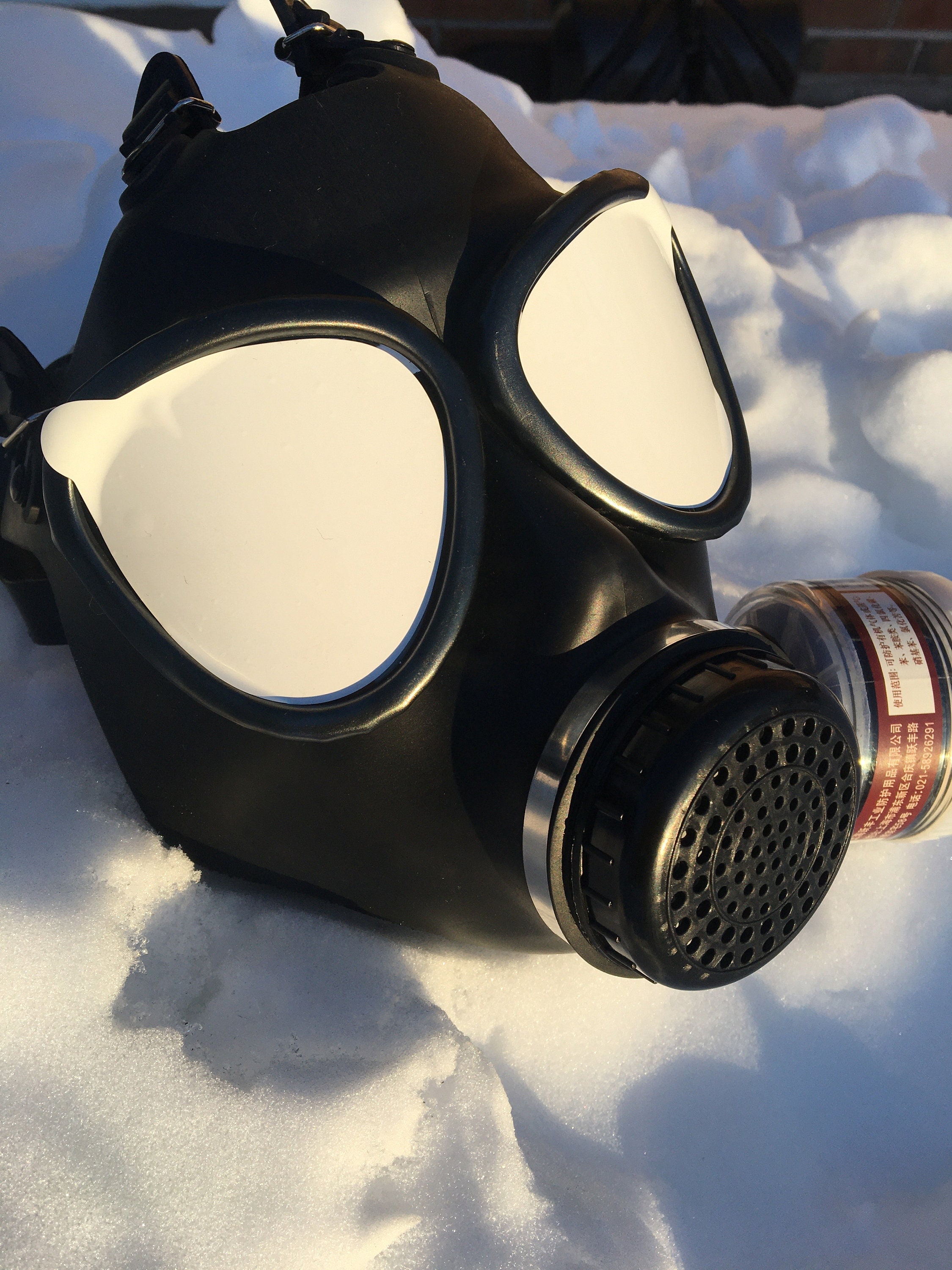 Full Face Gas Mask Black or Custom Paint | Etsy