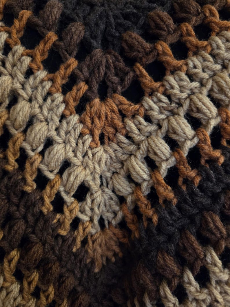 PDF Crocheted 4 Point Poncho, Crochet Pattern - Etsy