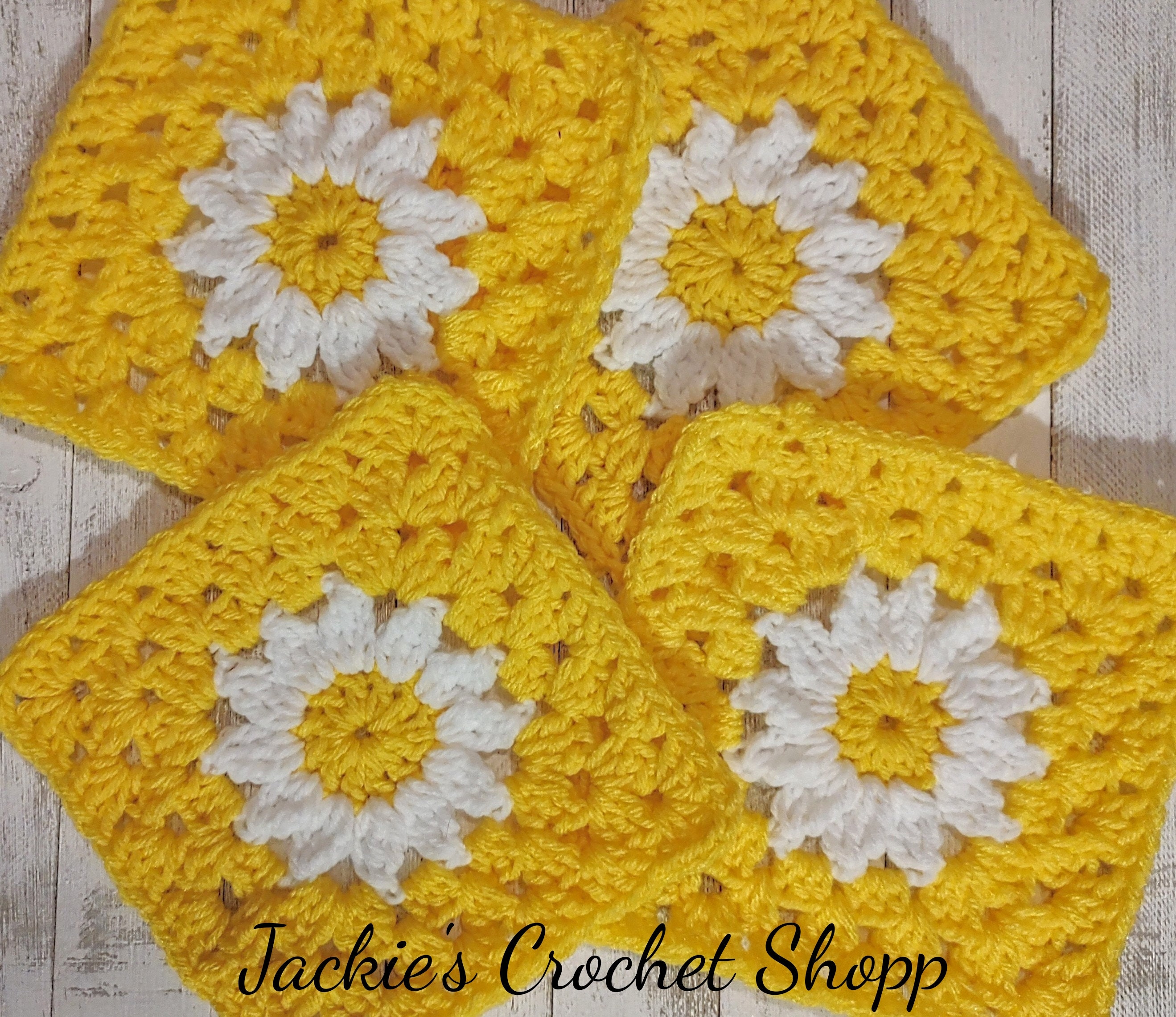 PDF Daisy Granny Square, Granny Square Pattern, Birthday Gift, Mom Gift ...