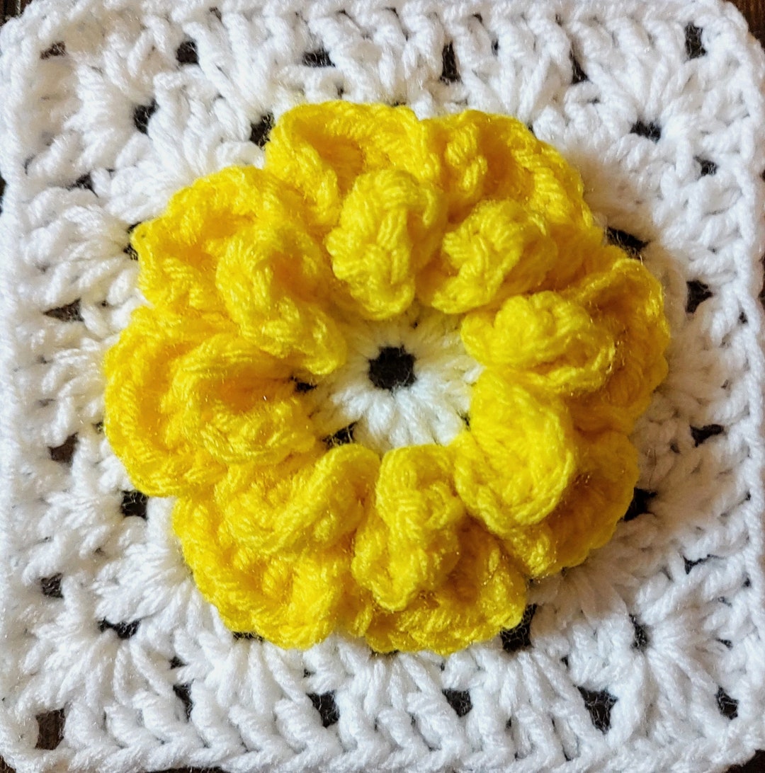 PDF 2 Layer Granny Square Pattern, Flower Granny Square, Granny Square ...