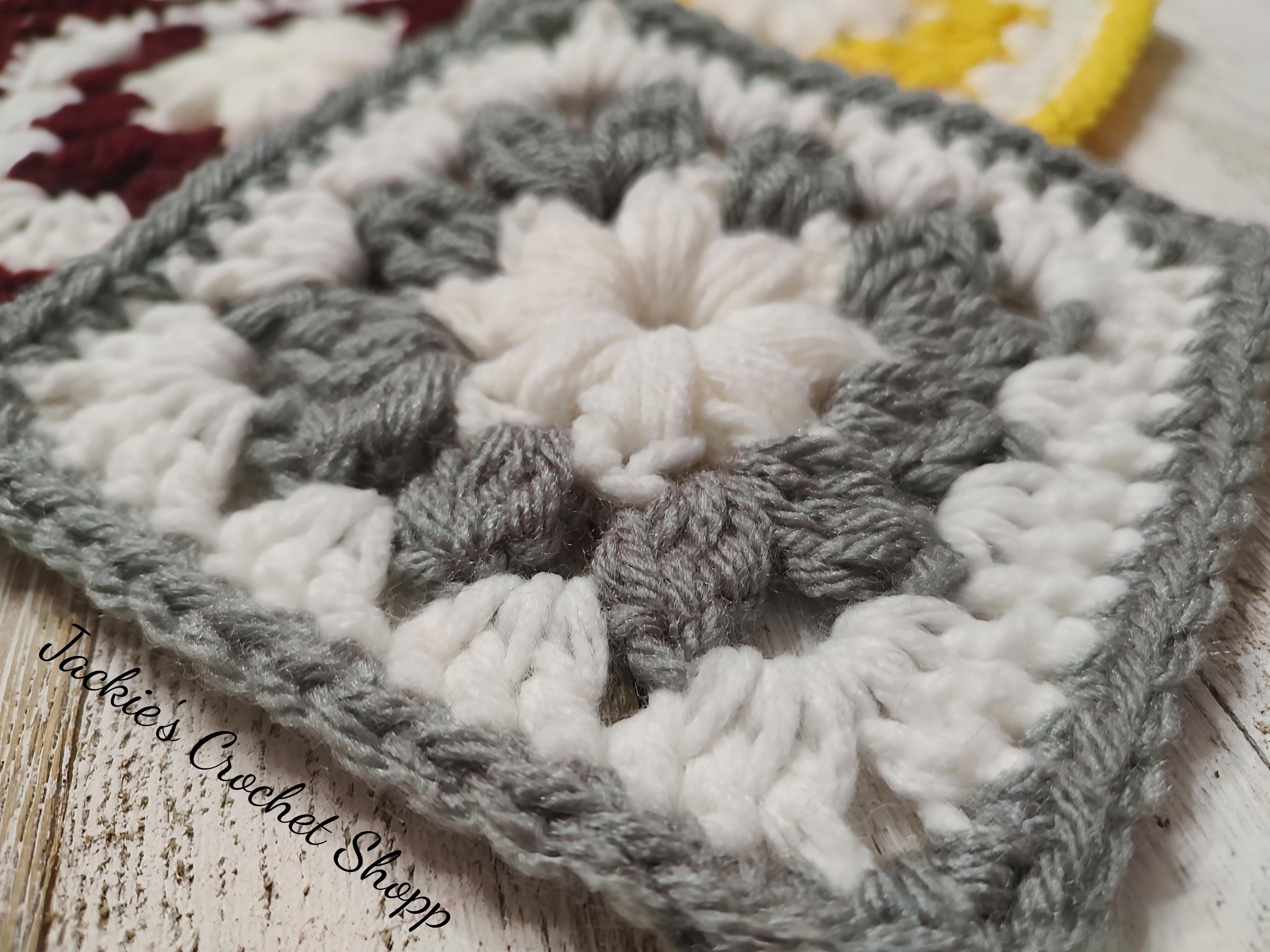 PDF Crochet Pattern, Crochet Granny Square, Puff Stitch Granny Square ...