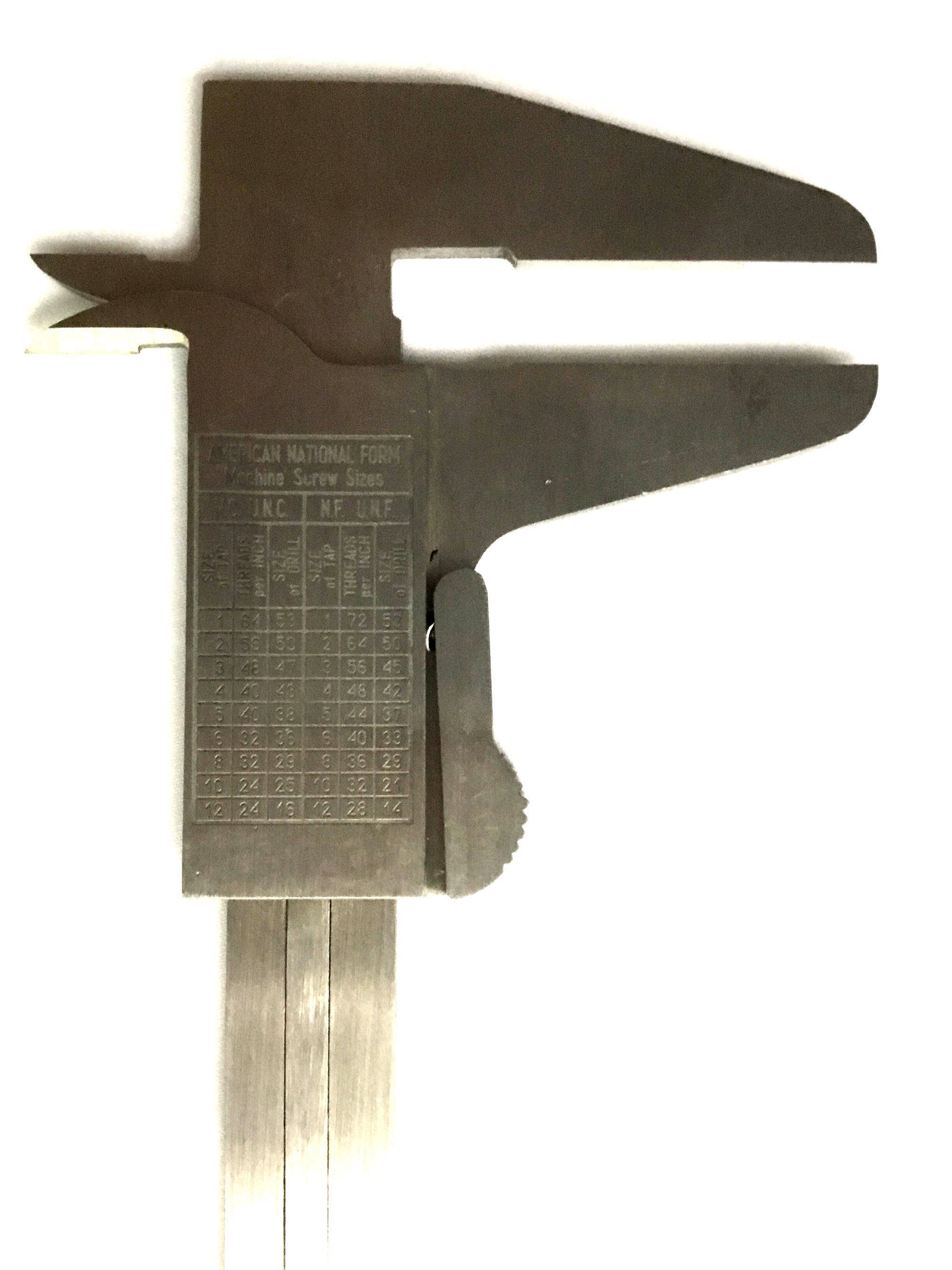 Vintage American National Form Caliper Stainless With Case - Etsy