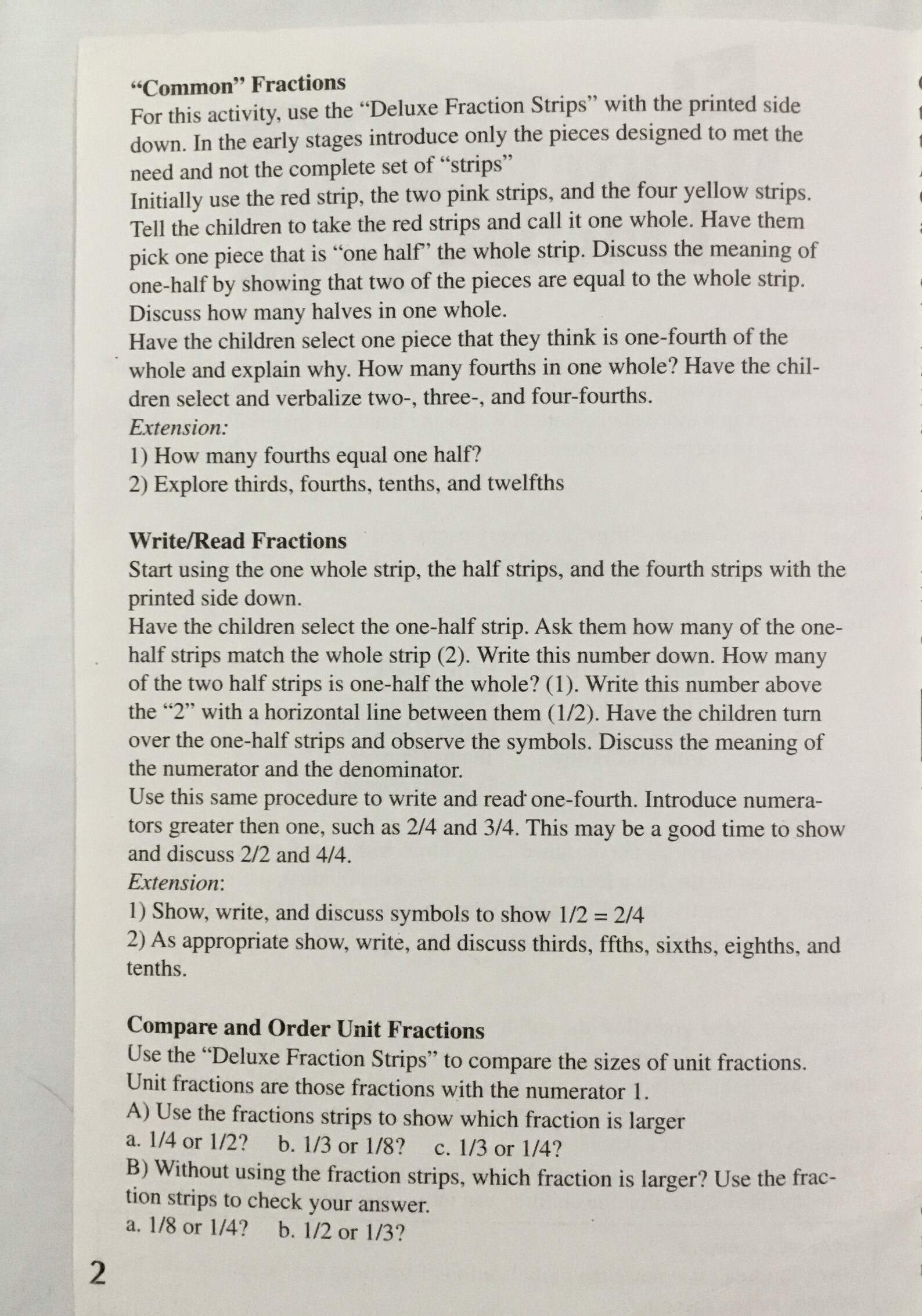 Math Manipulatives - Fraction Strips, Decimal Strips, Percentage Strips ...