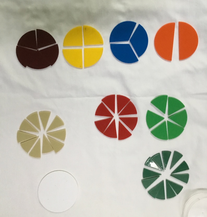 Math Manipulatives - Fraction Strips, Decimal Strips, Percentage Strips ...